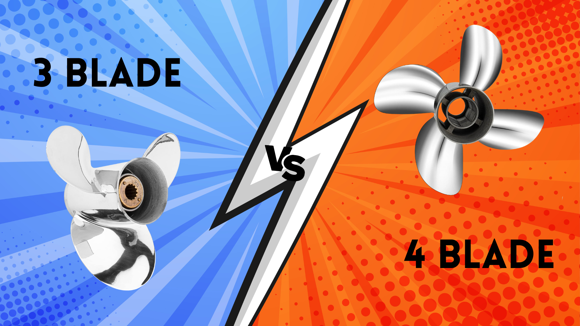 3-Blade vs 4-Blade Propellers — What Changes on the Water – VIF Propeller