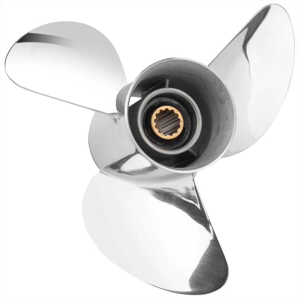 Yamaha Outboard Propellers, Yamaha 10 1/4x16, Black Stainless Steel ...